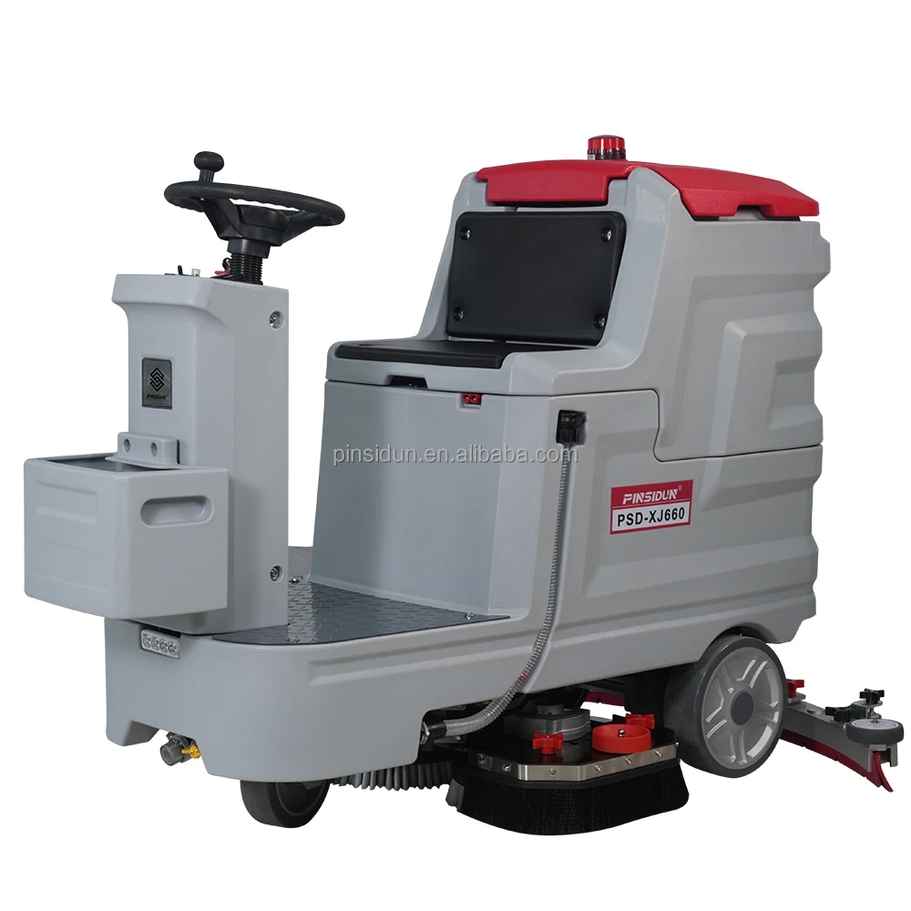 Psd-xj660 Industrial Floor Sweepers And Scrubbers Battery Operated Floor Scrubber - Buy ...