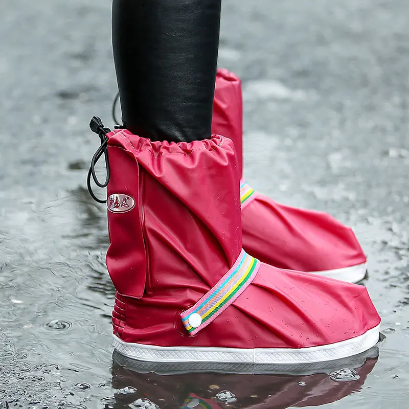 Waterproof Rain Boot, Shoe Cover with Reflector, Rain Gear Reusable ...