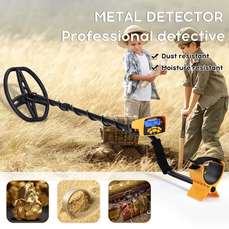 Underground Metal Detector Md6350 Outdoor Treasure Hunting Gold Silver ...