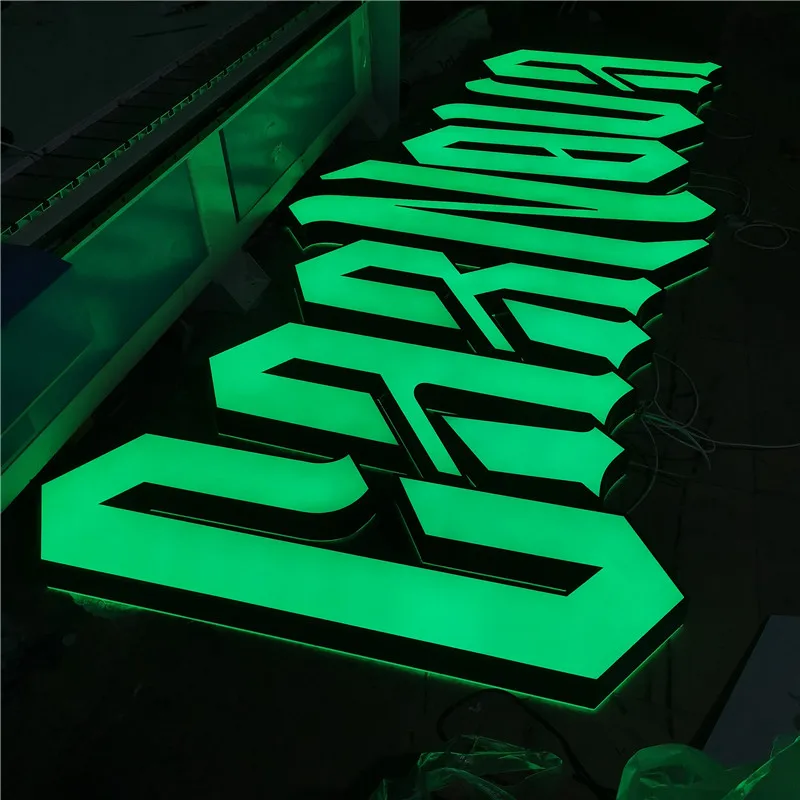 3D LED Illuminated Signs - Customizable Business Letter Signs