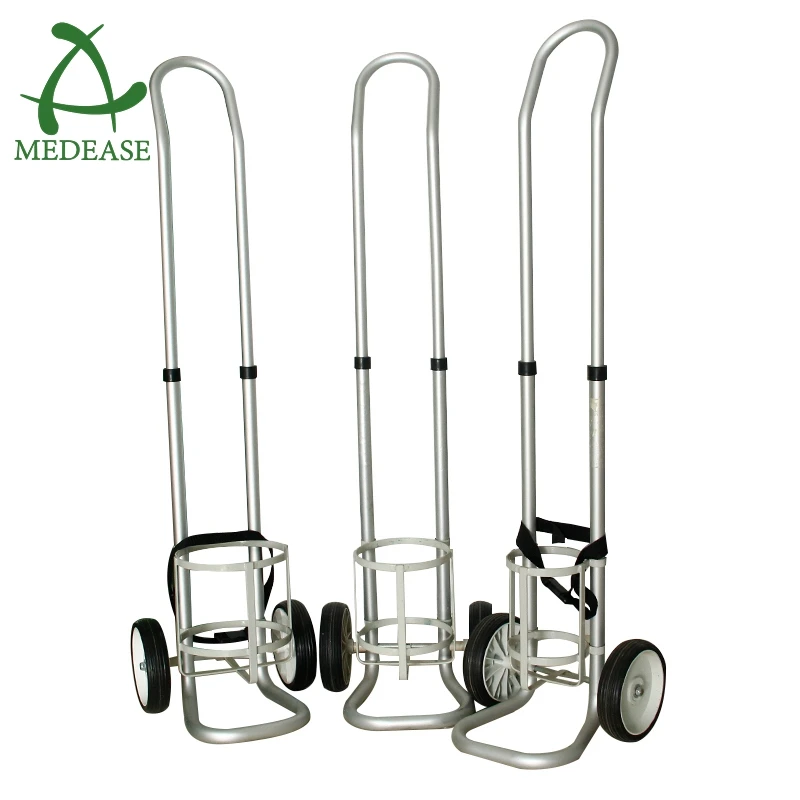 Portable Oxygen Cylinder Cart Aluminium Cylinder Trolley - Buy Oxygen ...