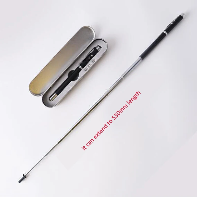 4 In 1 Multi-functions Infrared Telescopic Teaching Whip Pen Led Laser ...