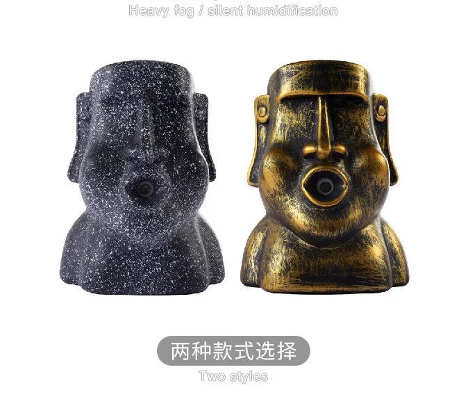 Creative Design Easter Island Moai Statue Humidifier Wall Mounted 220ml ...