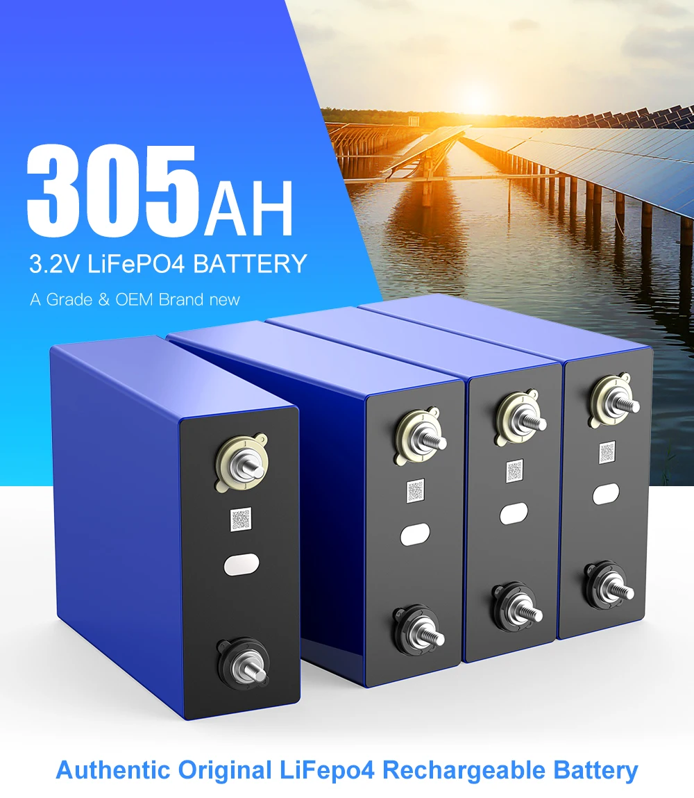 Grade a 3.2V 305ah Lifepo4 Cell for Energy Storage Solutions