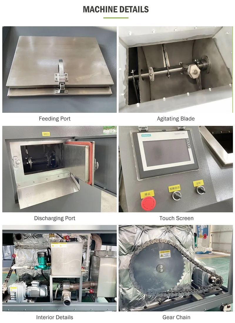 Food Waste Disposer Processing 100kg/day Machine Kitchen Garbage ...