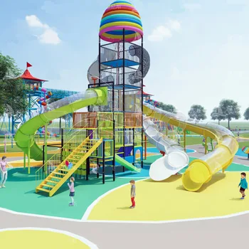 High Quality Large Outdoor Slides For Park And Playgrounds Fun ...
