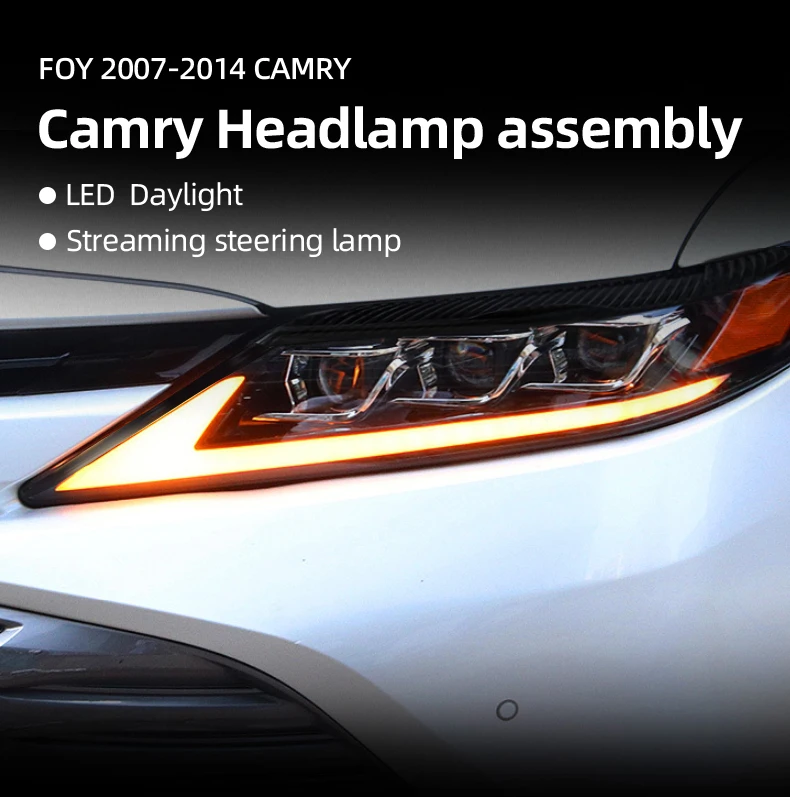 Mx Led Headlamp Modified Headlights For Toyota Camry 2007-2011 2012 ...