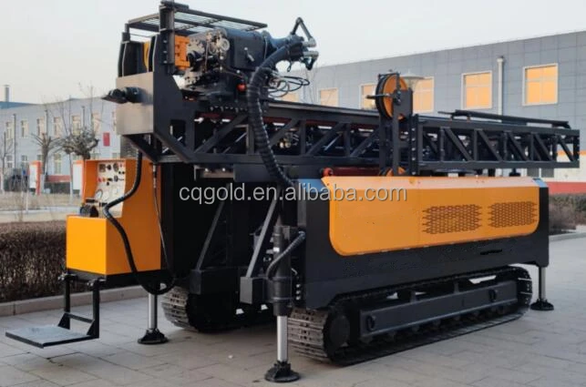Full Hydraulic Crawler Surface Core Drilling Rig 1000m Coring Drilling ...