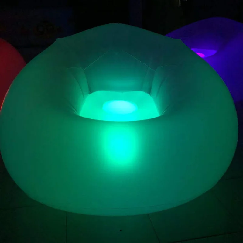Inflatable LED Air Chair Couch - Perfect for Parties & Yards