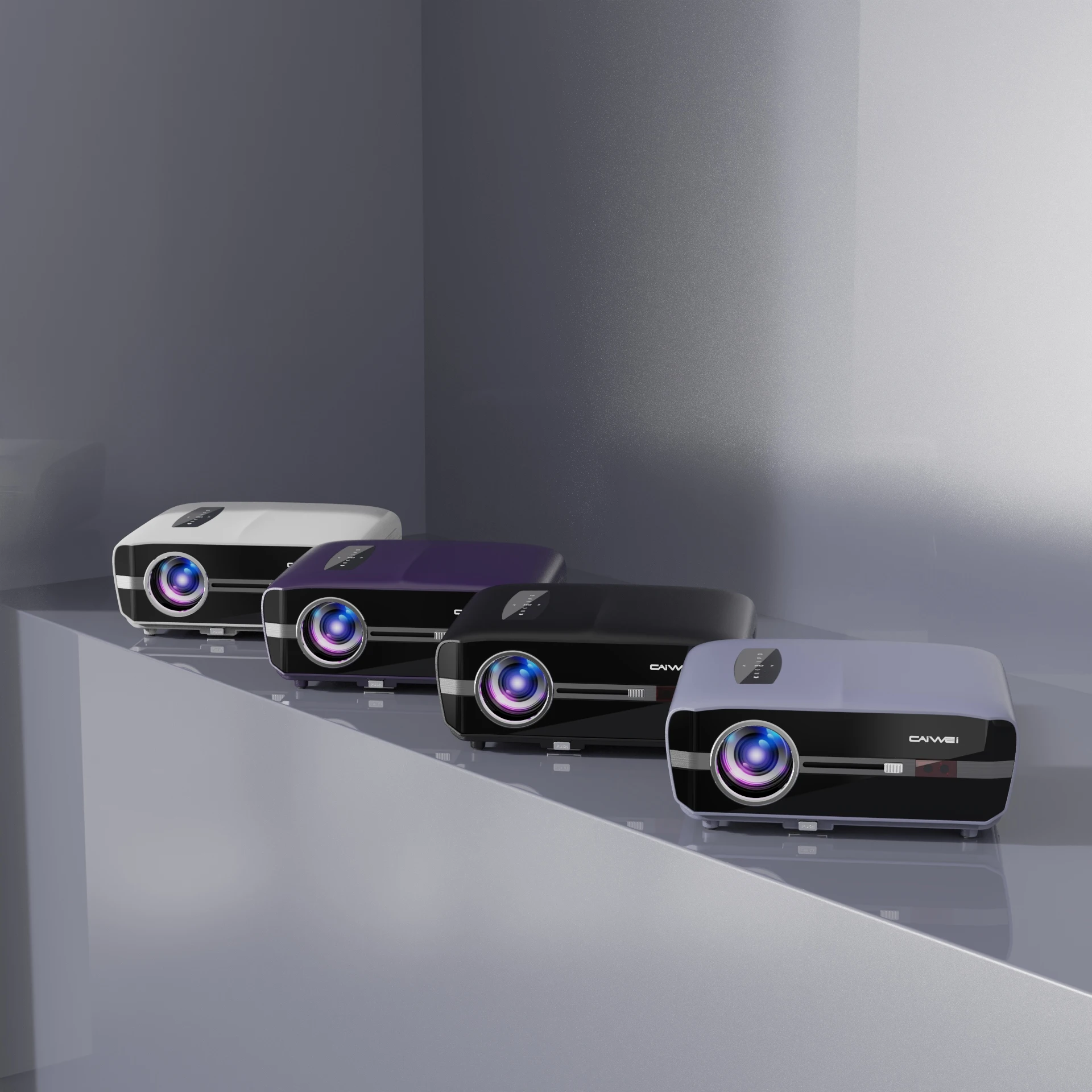 14300 Lumens 1080p 4k Hd Smart Projector,Support Usb / Vga / Av/rj45/hd ...