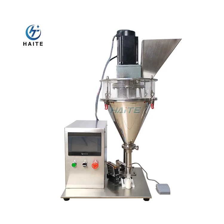 Fillinmachine 5g 10g Dispenser Semi Auto Auger Vial Powder Filling ...