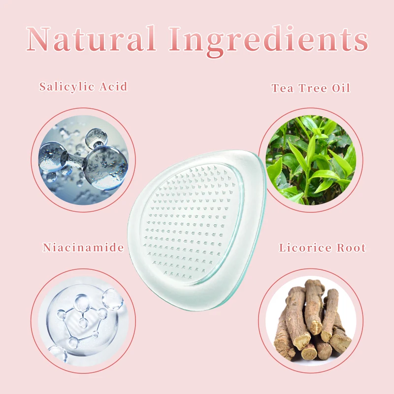 Private Label Salicylic Acid Acne Patch Self Dissolving Micropoint Acne Patch Microneedle Pimple ...