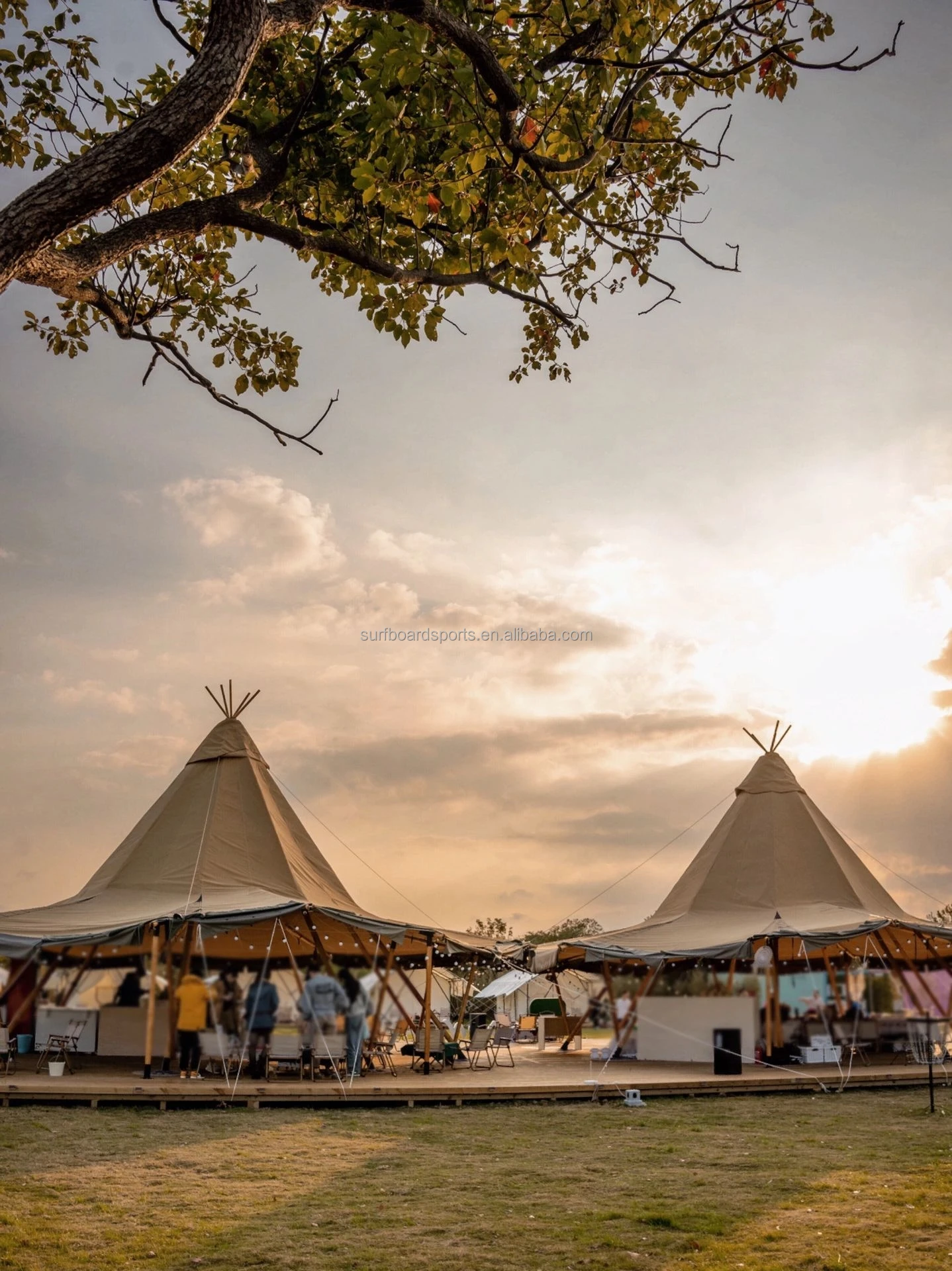Teepee Tent Glamping - Perfect for Wedding and Party Events