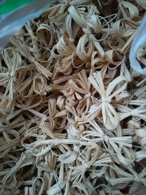 Pre-tied Natural Raffia Bow With Elastic Loop / High Quality Natural ...