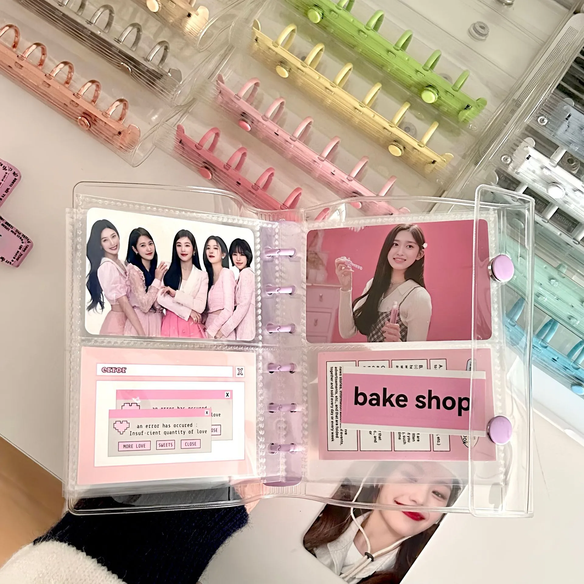 Shop Our New Style Korean Transparent PVC Soft Shell A7 Binder