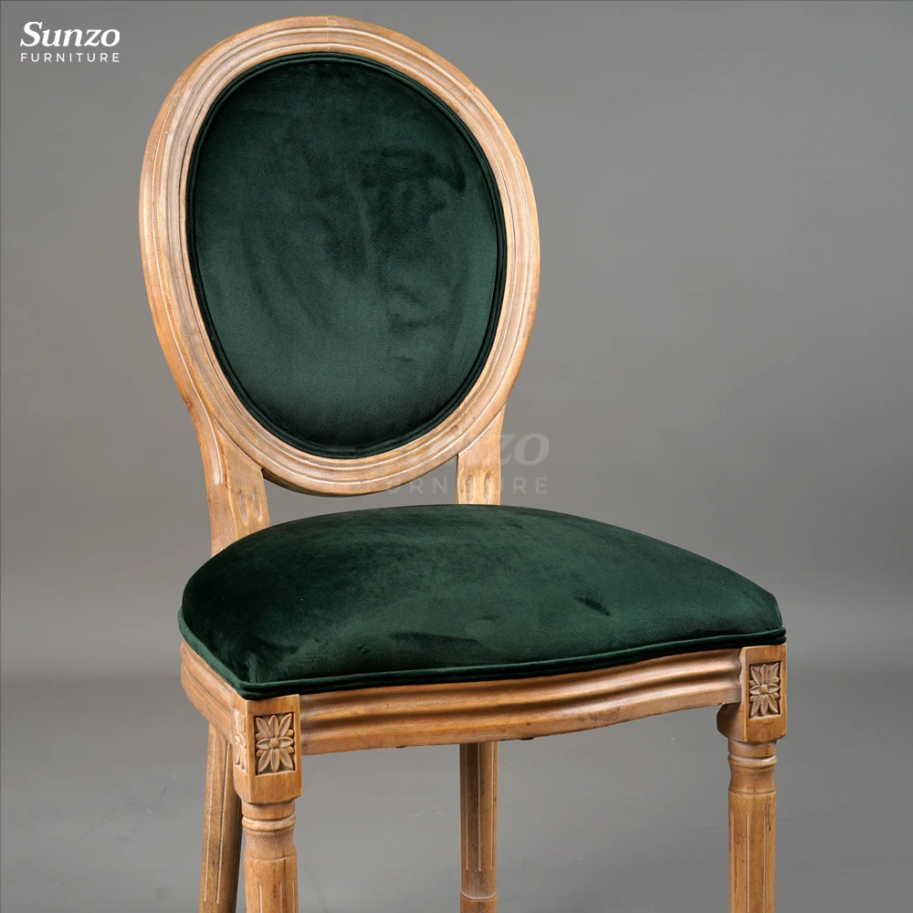 French Style King Louis Chair XV White Wedding with Rattan Back Linen ...
