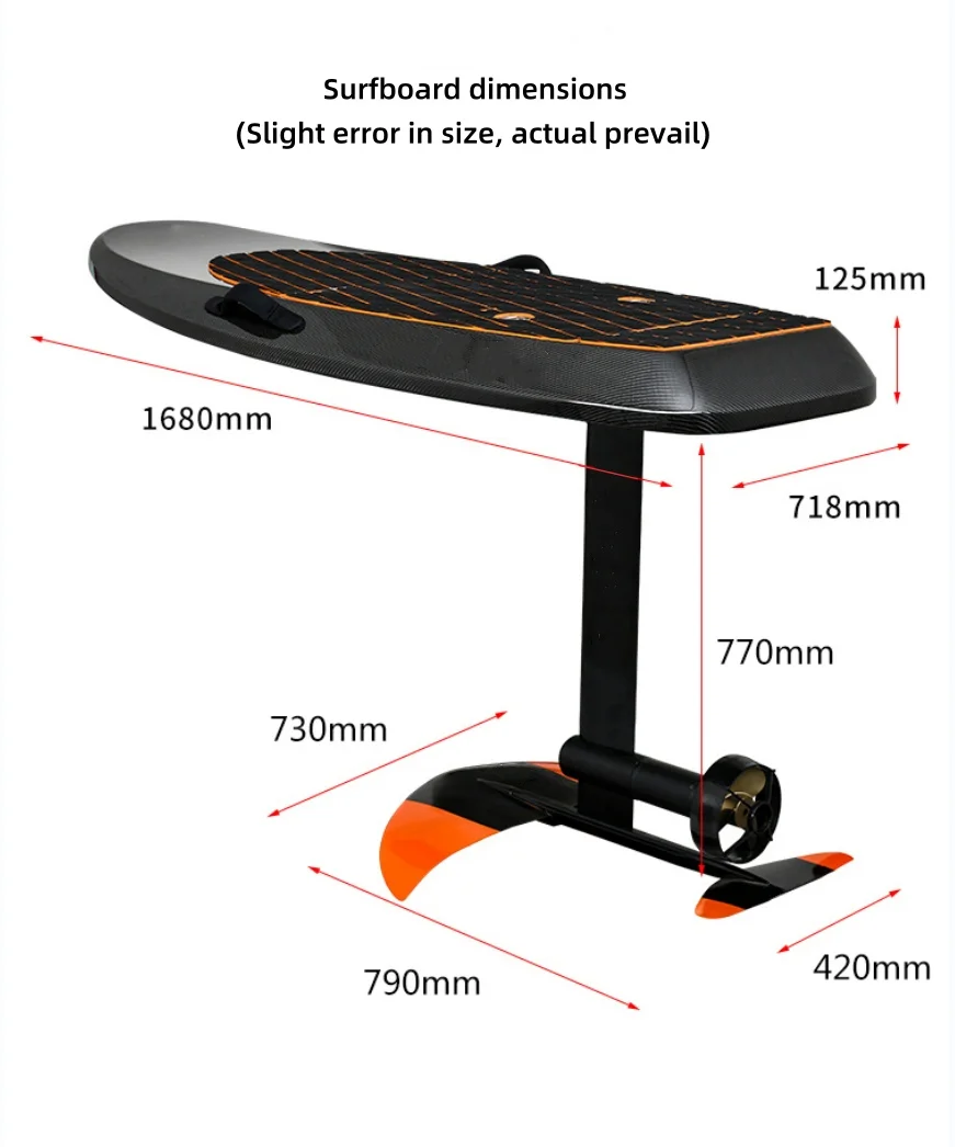 Latest Custom Unisex Electric Hydrofoil Surfboard Carbon Fiber Jet ...