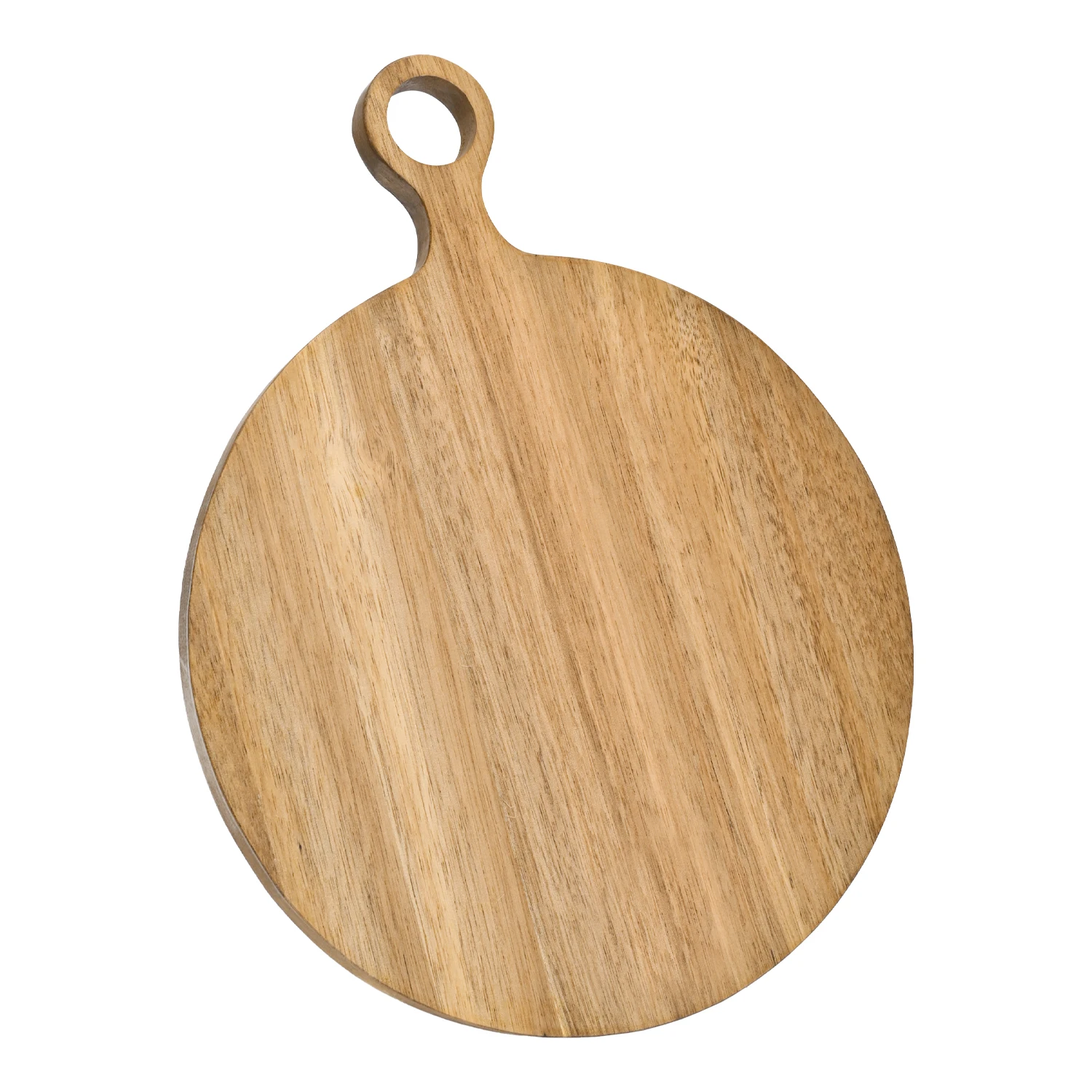 9 inch Lightweight Smooth Pizza Paddle Plate and Serving Board Wood ...