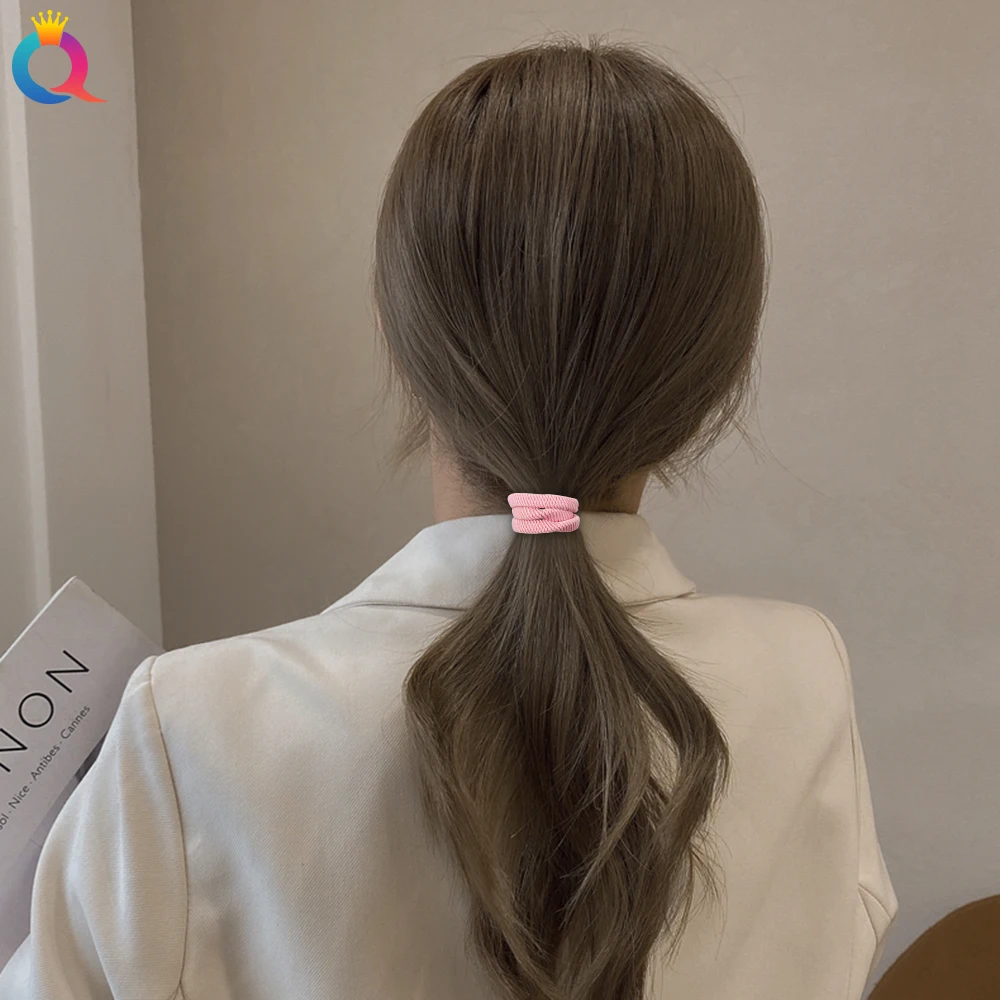 Durable Elastic Hair Tie Hairband Woman Ponytail Holder - Buy Hair ...