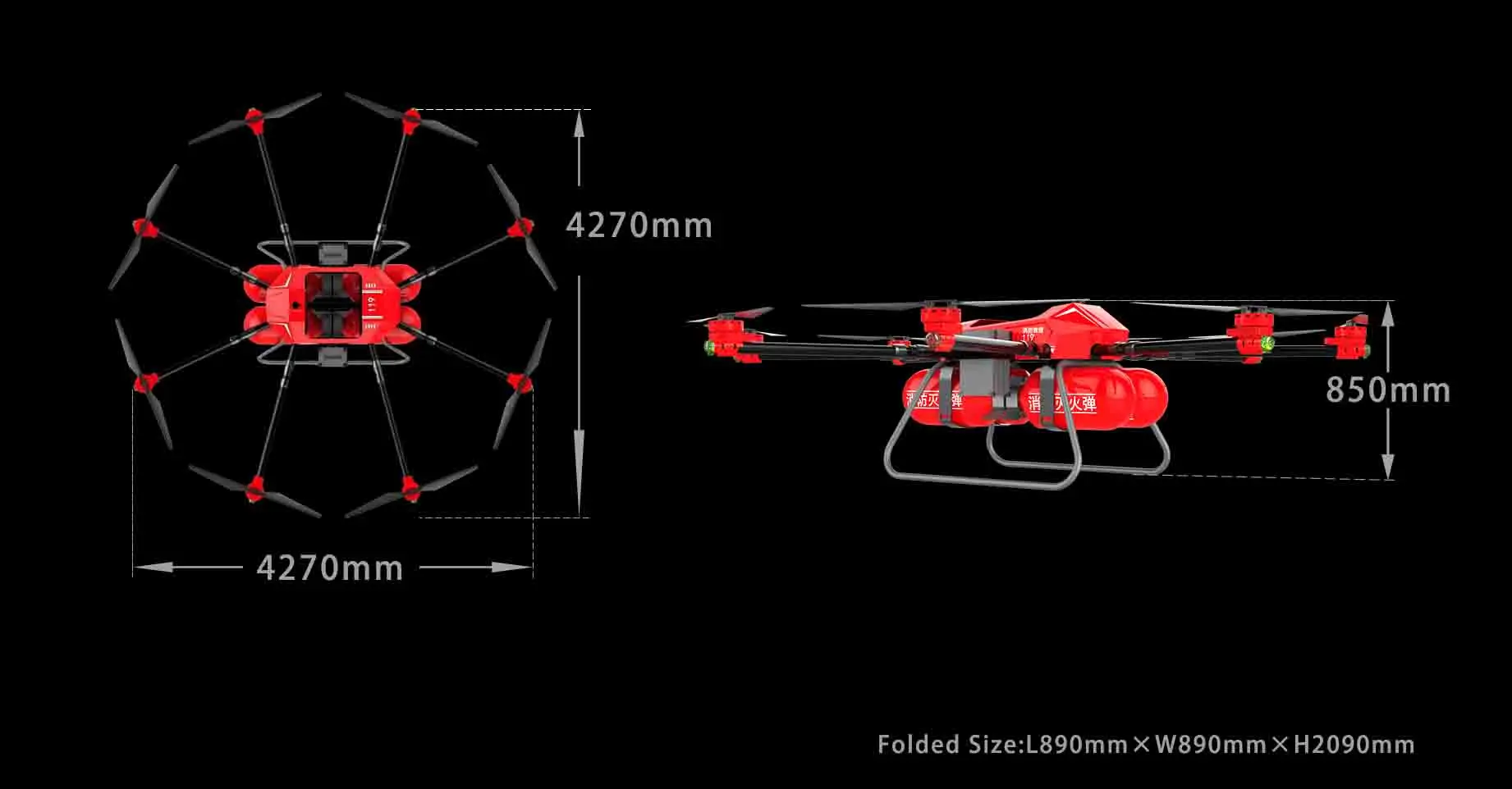 Fire-fighting Drones Basic Fire-fighting Drones Are Used To Extinguish ...