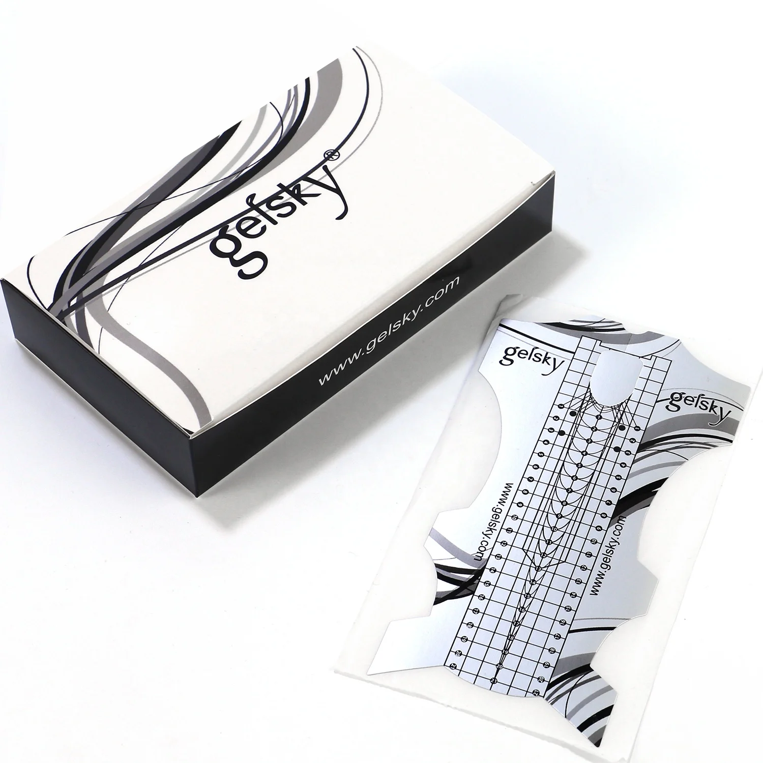 Gelsky Nail Form With Custom Package Art Nail Extension Form Stickers ...