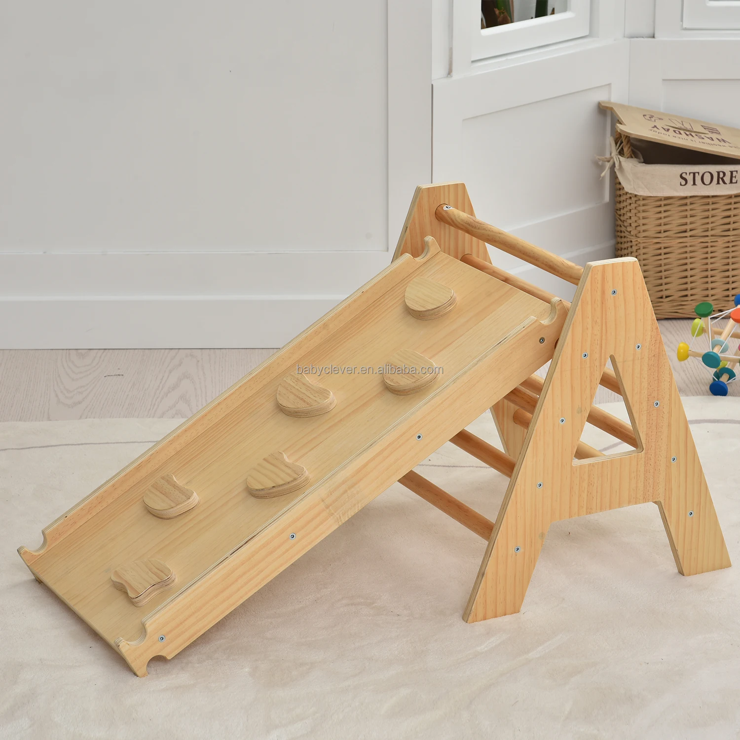 Montessori Climbing Pickler Triangle Indoor Playground Play Gym Toddler ...