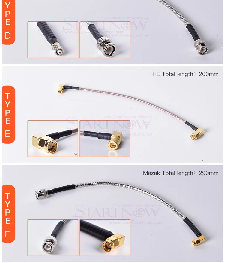 Friendess Rf Cable Raytools Precitec Hans He Mazak Ntc Fiber Laser ...