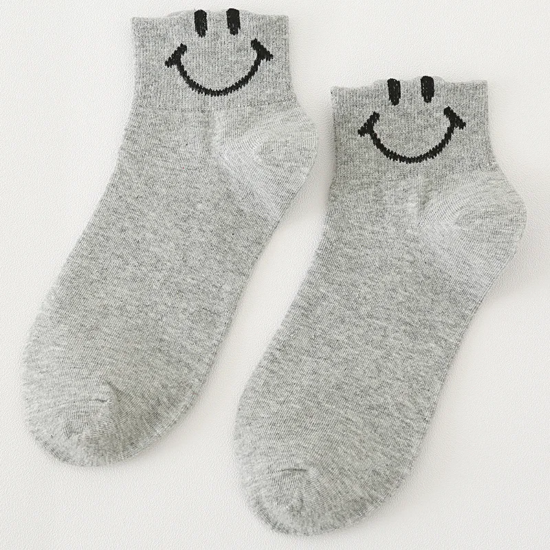 New Designs Funny Smiley Face Summer Non Slip Ankle Socks Women - Buy ...