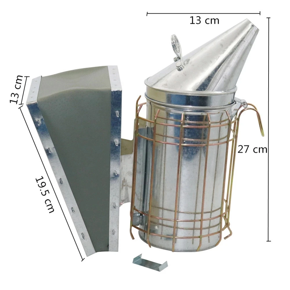 Stainless Steel Smoke Sprayer Bee Smoker Apiculture Beekeeper Dedicated ...