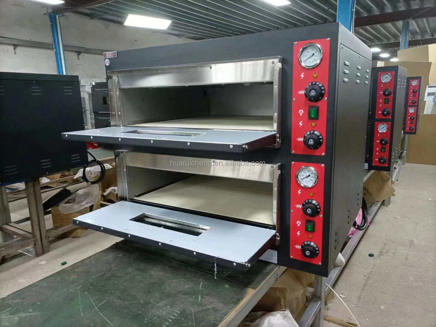Commercial Fast Food Restaurant Stone Wood Fired Pizza Oven