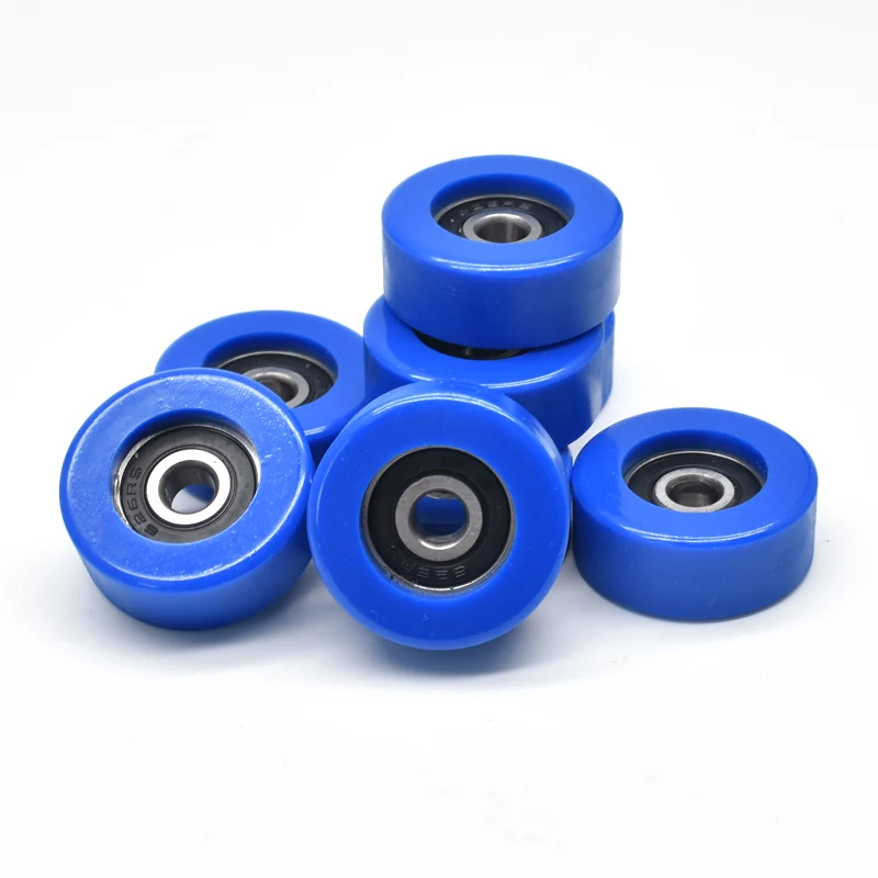 Pu Coated Bearing Pulley Pu626 Polyurethane Bearing 626 Bearing Pu62630 ...