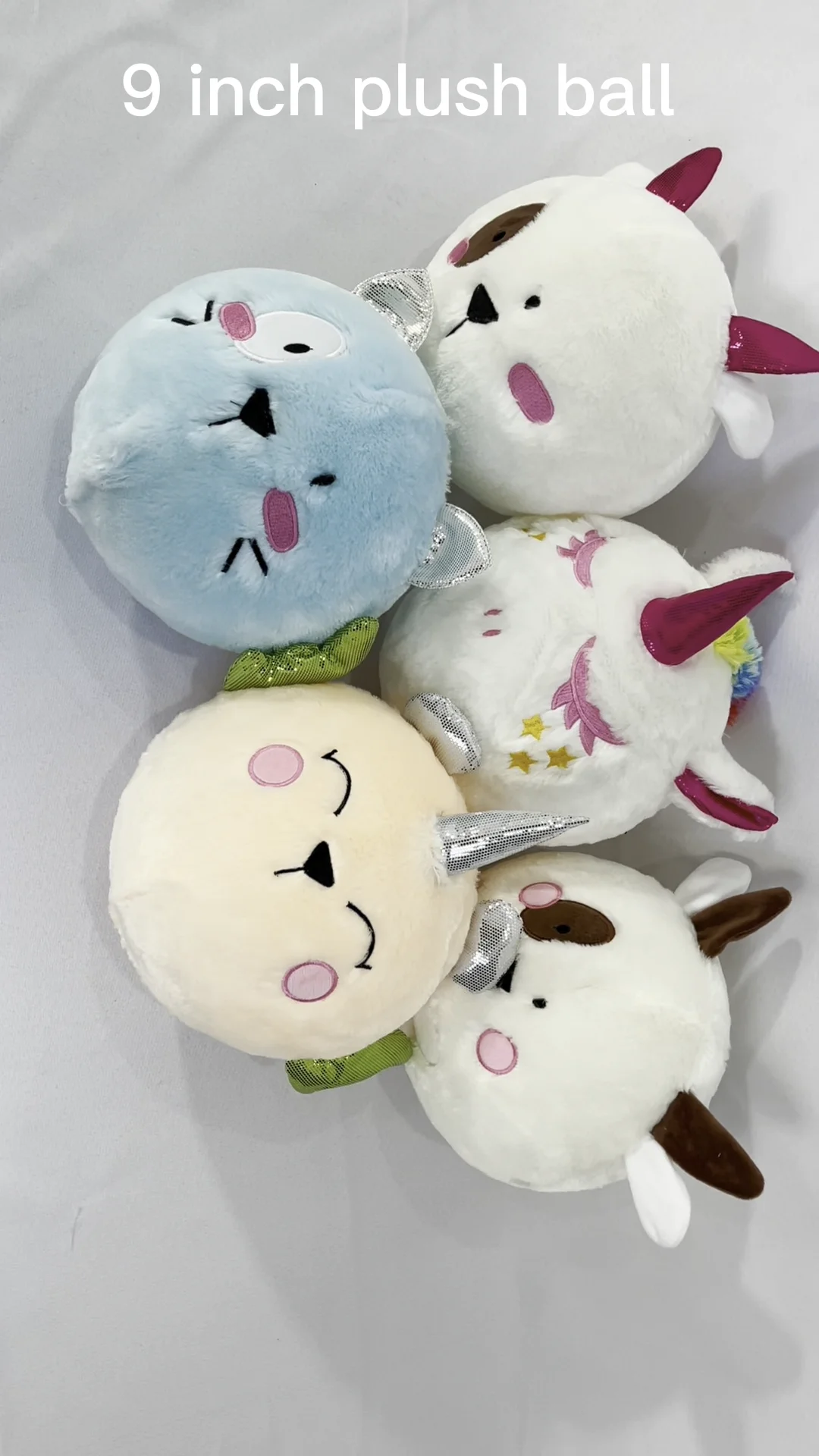 Customizable Shape Color And Design 8.5 9 Inch Inflatable Fuzzy Plush ...