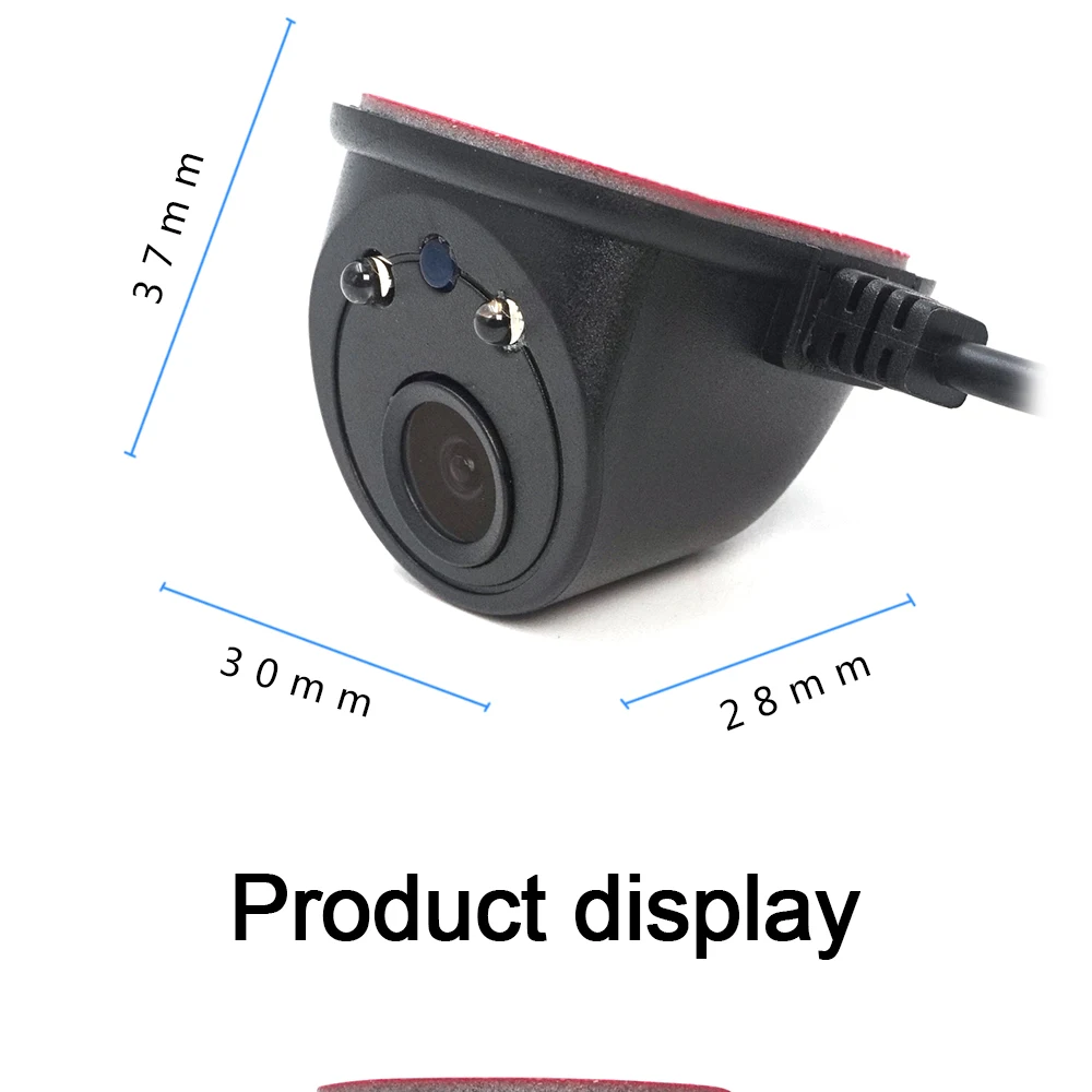 Universal Wireless 5G WiFi Car Side View Camera with LED Light & Night ...