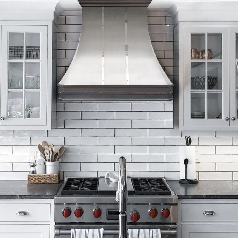 French Vintage Range Hood - Customized Metal Ventilation