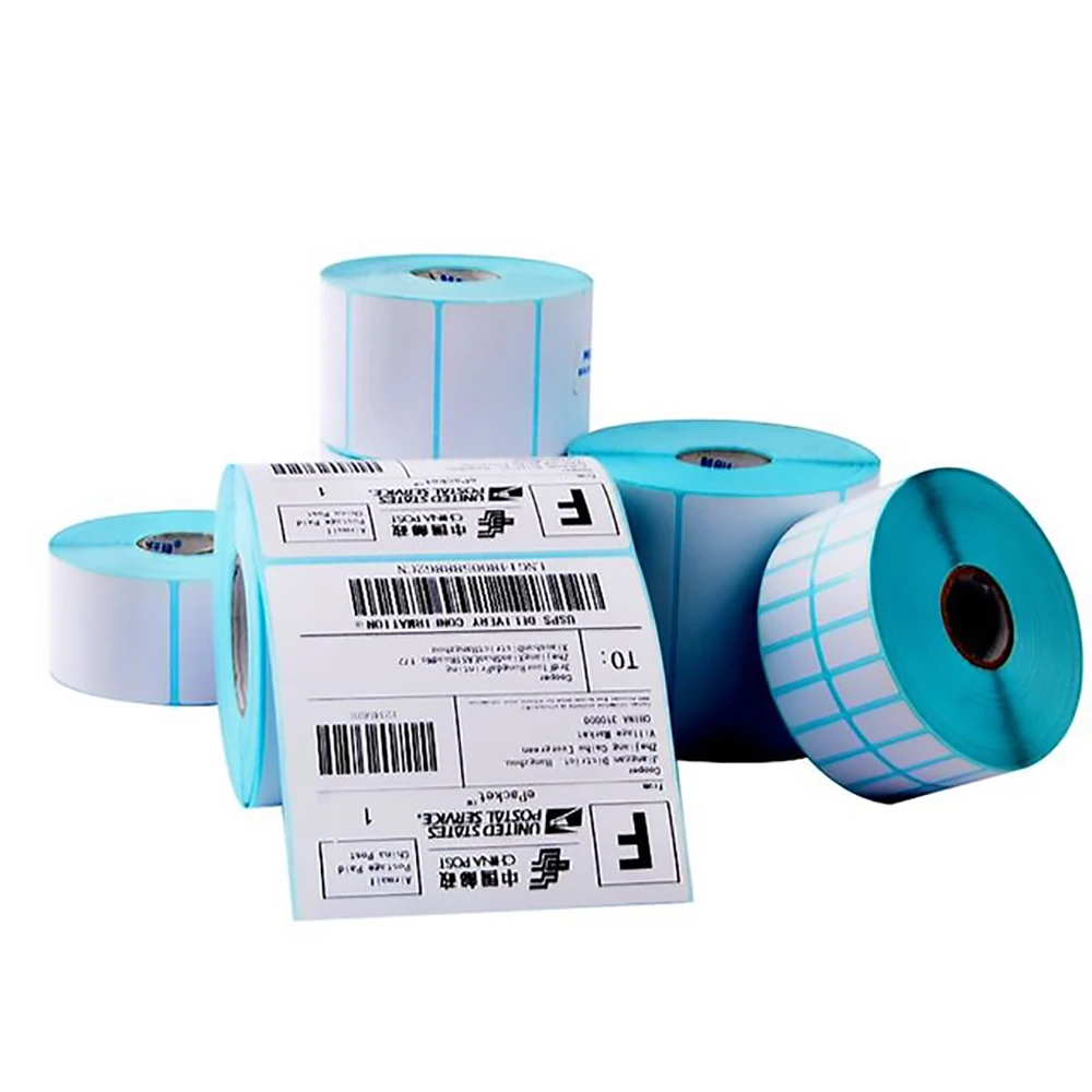 Customized Size Direct Thermal Labels - Colorful & Waterproof