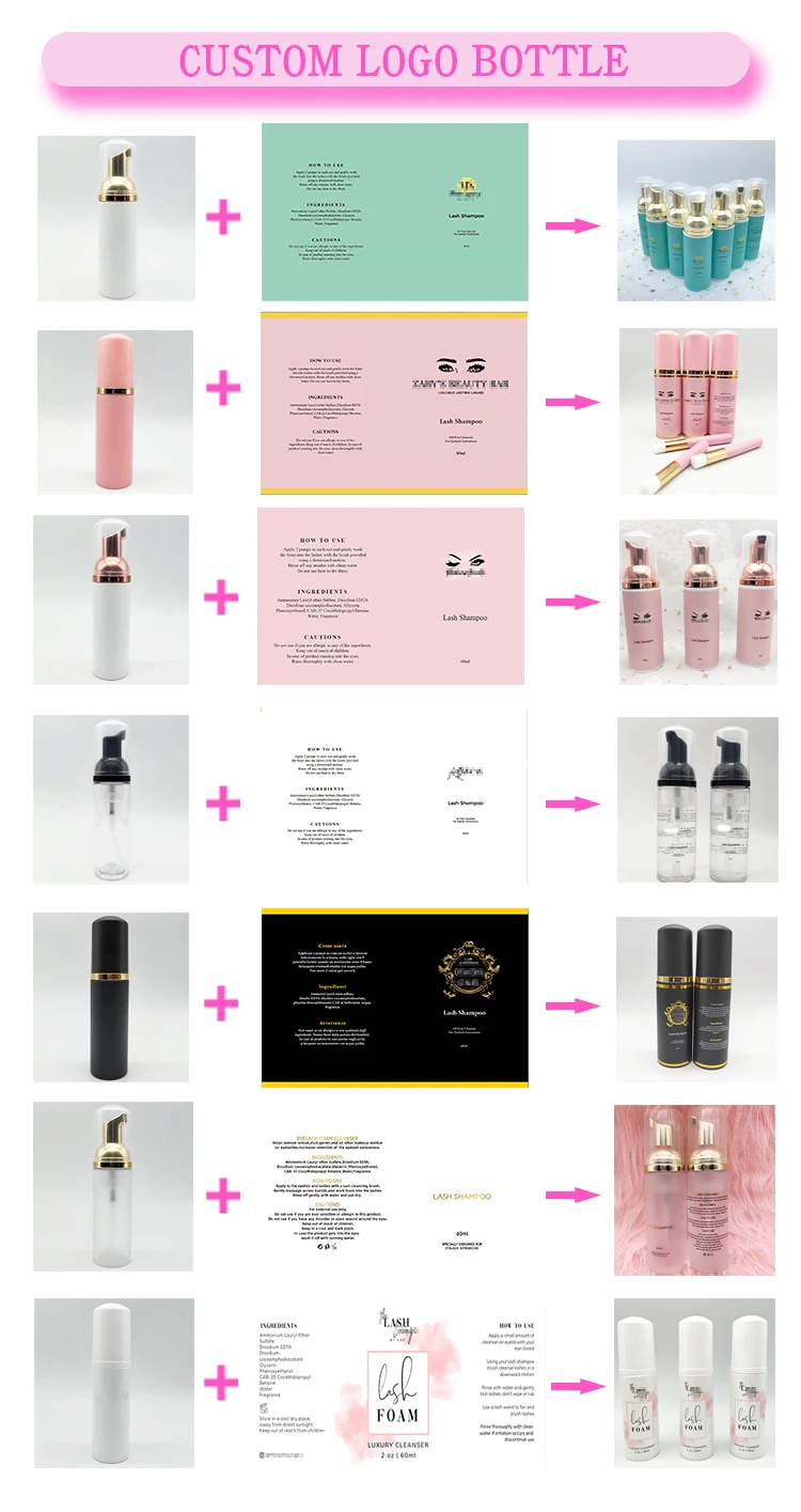 Herlashes Private Label Lash Shampoo Kit - Vegan & Cruelty Free