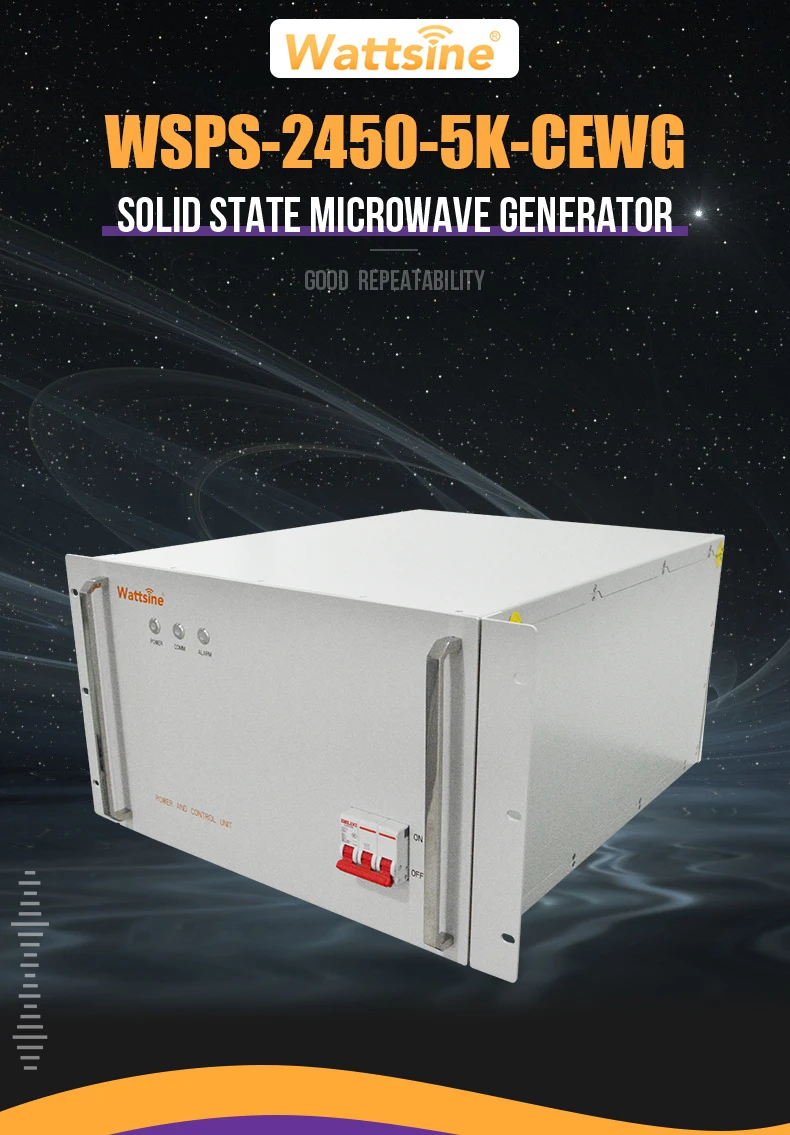 2450mhz 6KW Solid State Microwave Generator for MPCVD