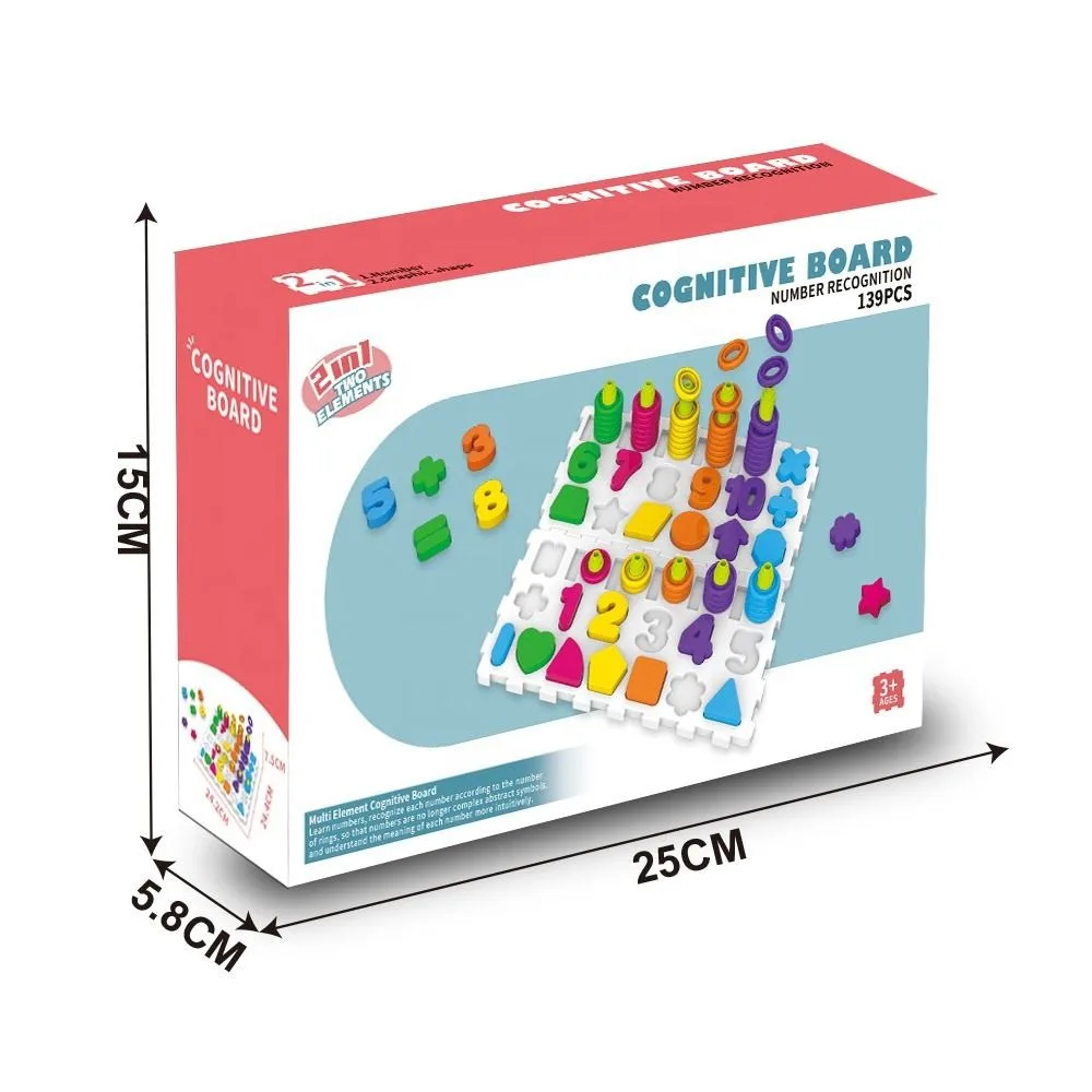 Wholesale Montessori Number Letters Graphic Shape Cognition Game Toy 2 ...