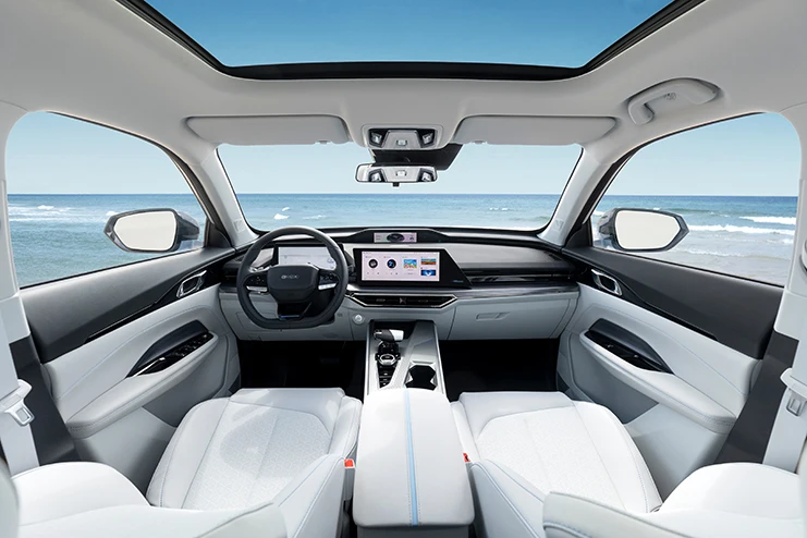 2023 Changan Oshanz6idd Car New Energy Suv Automatic Hybrid Vehicle 150km Lanjing Blue Whale ...