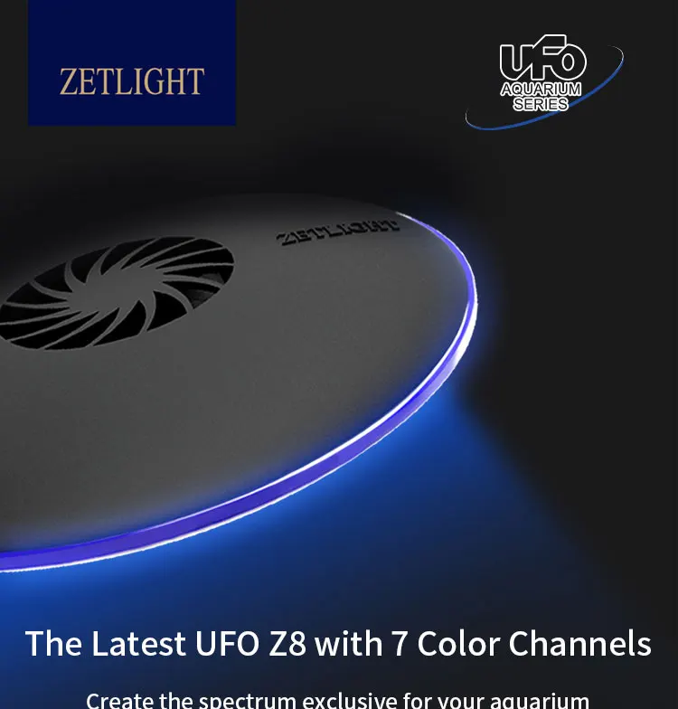Zetlight Ufo A8/z8 90w Wifi Programable Saltwater Sea Water Aquarium ...