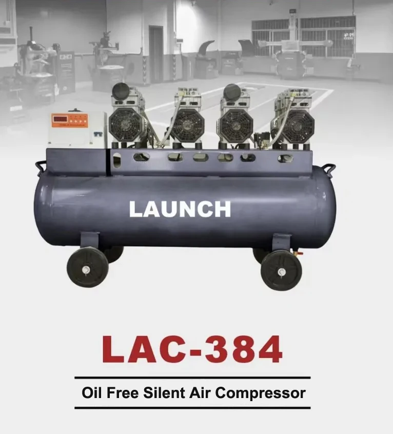 Launch LAC-384 Silent Oil Free Air Compressor - 220V for Workshops ...