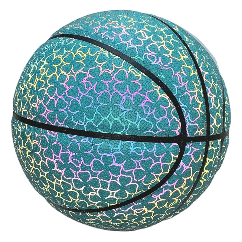 Holographic Better Grip Reflective Basketball Glow In The Dark With ...