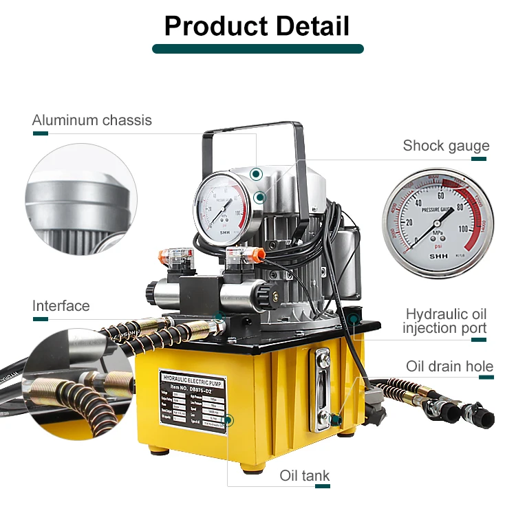 DB075-D2 Electric Pump - 700 Bar Hydraulic Control Switch