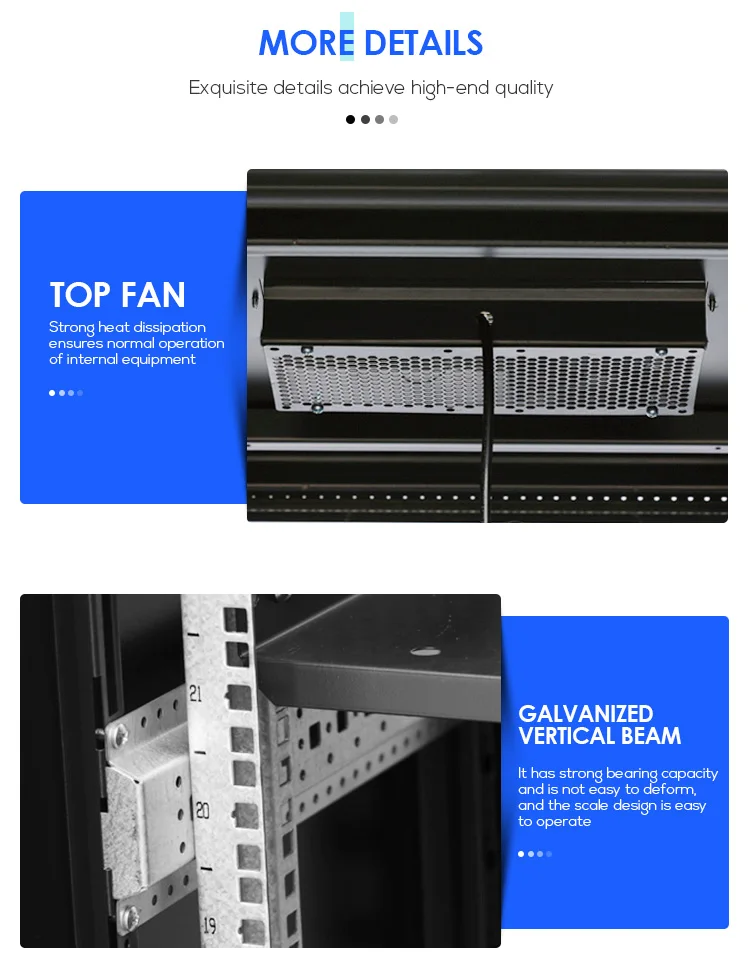 Data Center Server Rack It 19 Inch Ddf 6u 9u 12u 15u 18u 22u 32u 42u Unit Indoor Network Switch ...