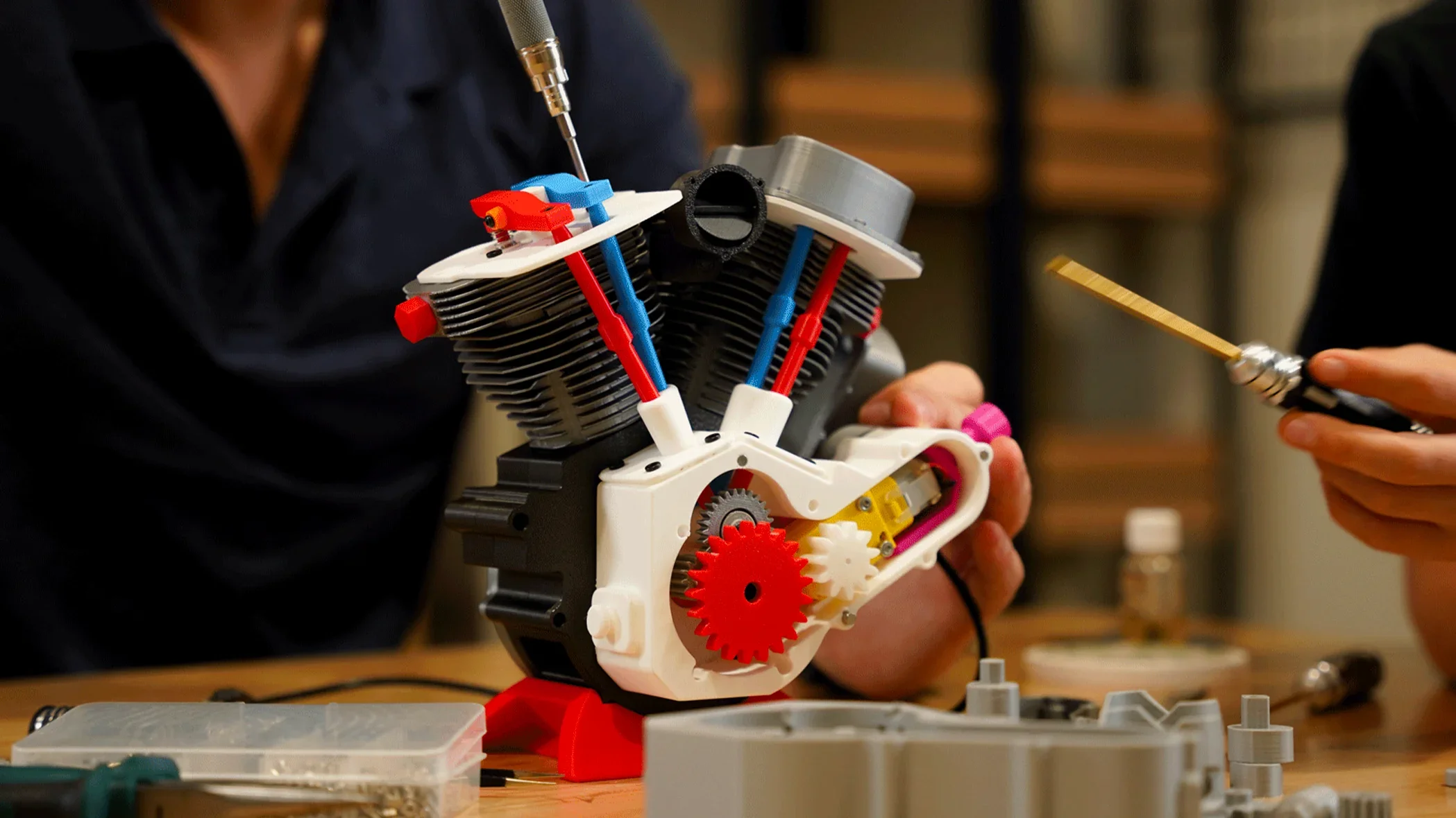 Bambulab Engine Model Components Kit 005 Bambu Lab Hardware Kits 3d ...