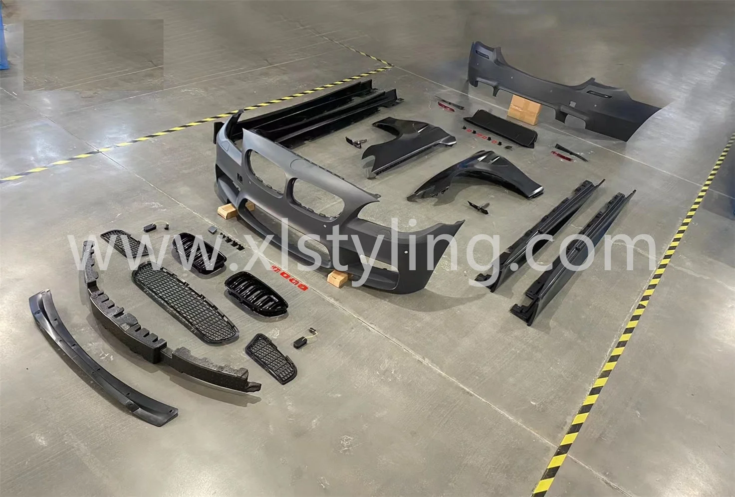 Car M Performance Mp Front Bumper Splitter Lip Rear Diffuser Side Skirt ...