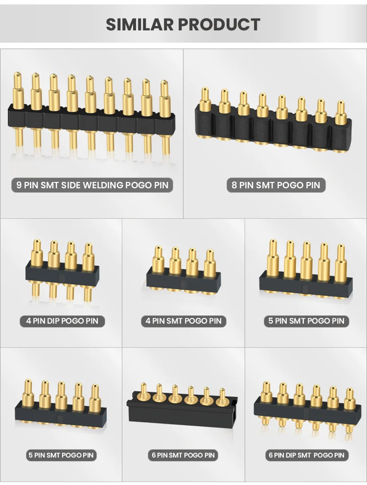 2Pin Customize 2 Pin Length 2.54mm 5V 2A 12V 2A Gold Plated Single Row ...