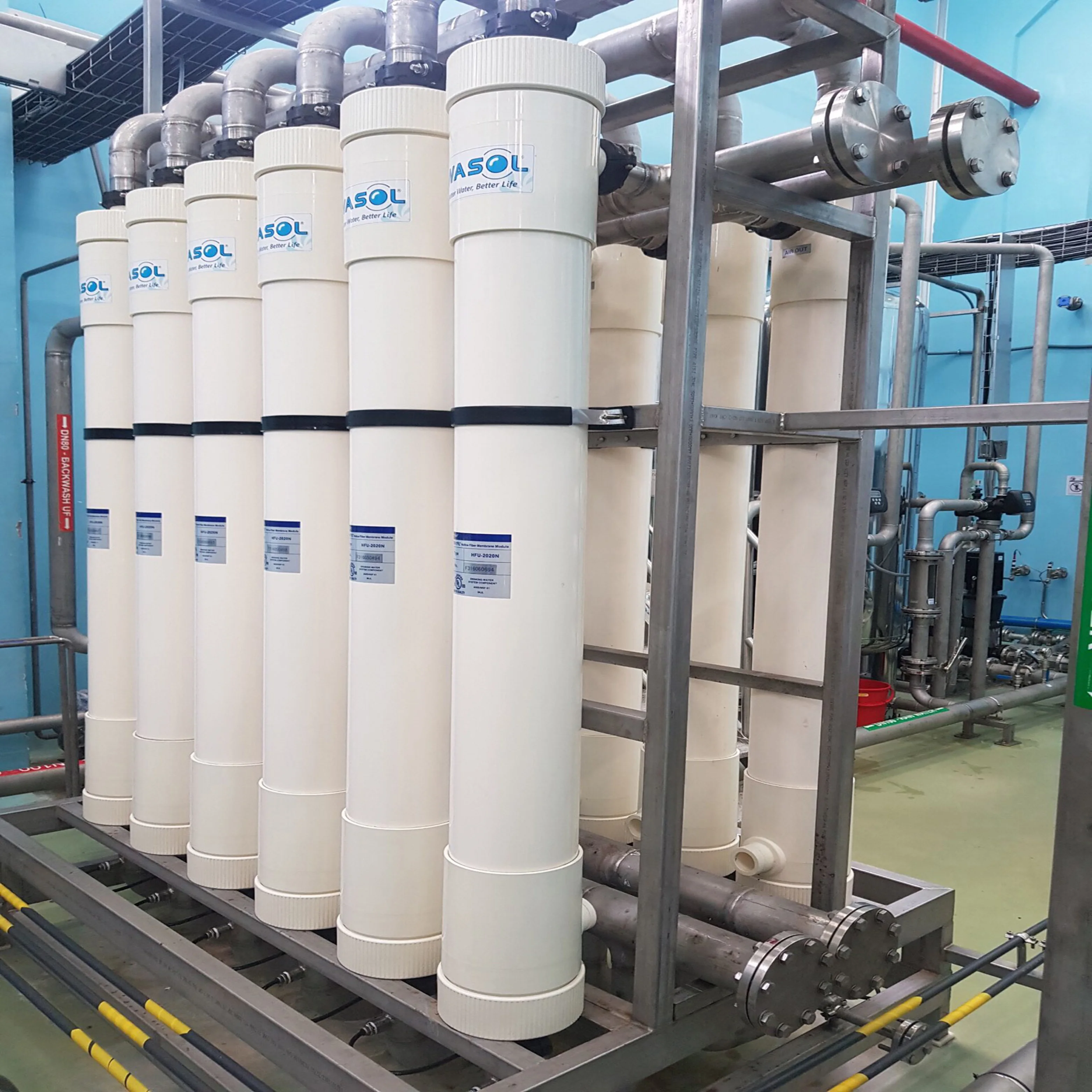 Custom HFUG-2020AN High Surface Area PVDF Hollow-Fiber UF Membrane