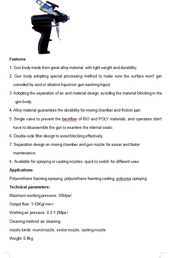 Factory Resin Pu Foam Injection Pistol Injecting Gun Insulation Panel ...