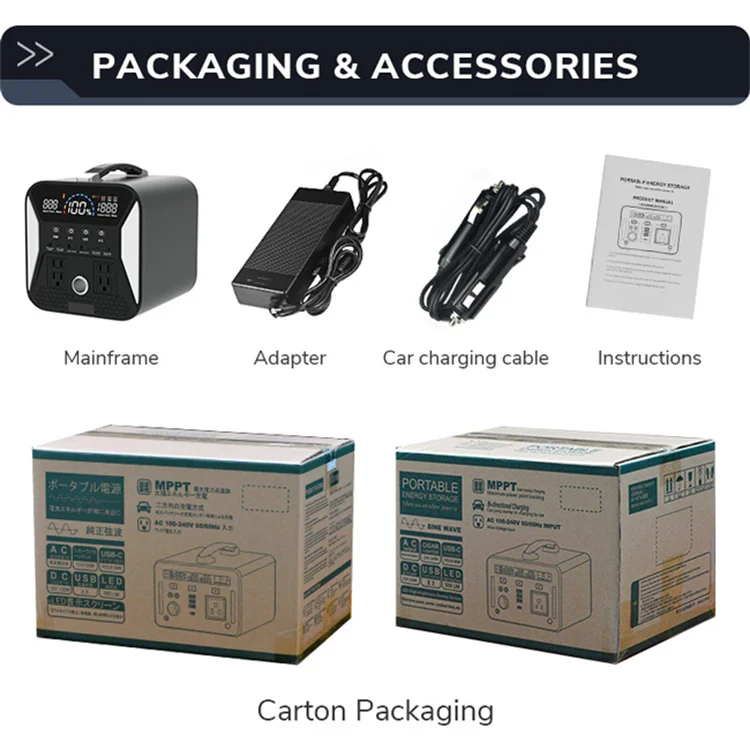 Portable Power Station Battery Backup 300w Ac Outlets,Recharge From ...